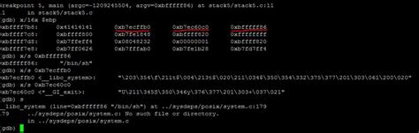 gdb bin sh shell not execute when performing ret2libc attack