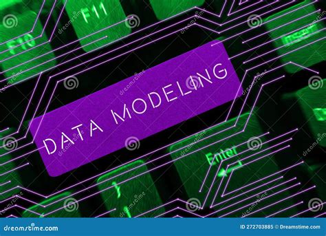 Handwriting Text Data Modeling Business Concept Process Of Transferring Data Between Data
