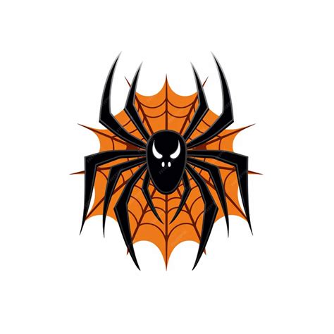 Premium Photo A Close Up Of A Spider With A Web On Its Back Generative Ai