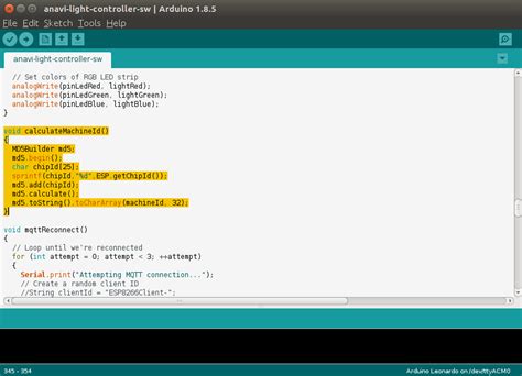 Esp8266 Rgb Led Strip Control With Anavi Light Controller Arduino Mqtt And Html5 Cnx Software