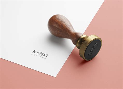 印章logo样机海报 印章logo样机海报模板 印章logo样机海报设计 千库网