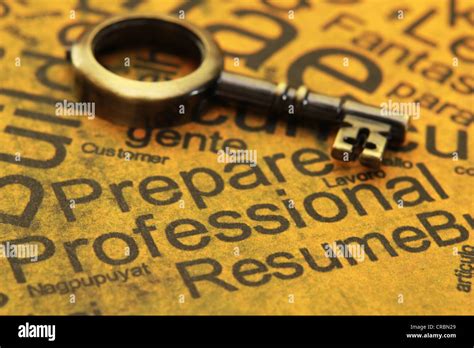 Curriculum Vitae CV Concept Stock Photo Alamy