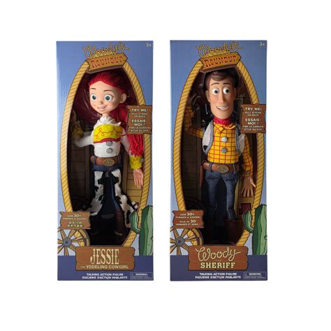 Talking Woody And Jessie Toy Story Roundup Set Toyland Treasures