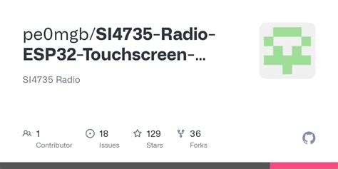 Si4735 Radio Esp32 Touchscreen Arduinosi473528tftv30si473528 Si4735 Radio Esp32 Touchscreen Arduinosi473528tftv30si473528