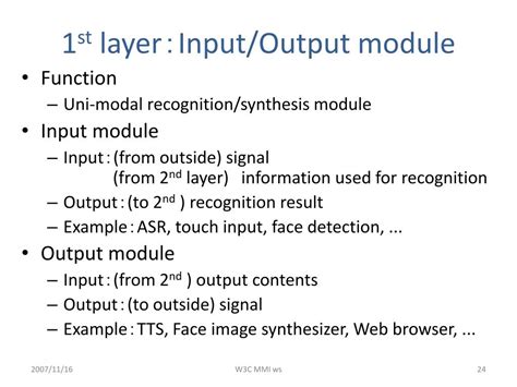 Ppt Proposal Of A Hierarchical Architecture For Multimodal