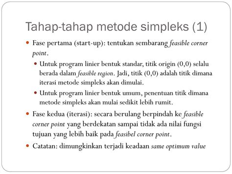 Ppt Metode Simpleks Powerpoint Presentation Free Download Id 3773526