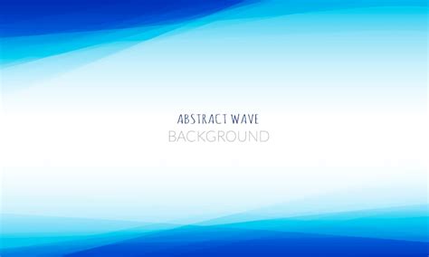 추상 블루 웨이브 배경 무료 벡터