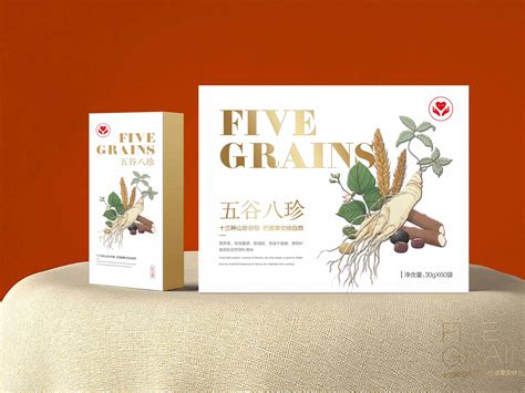《五谷八珍粉》包装设计西安前道品牌策划 站酷zcool