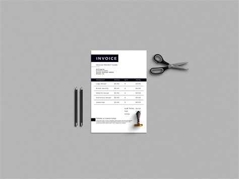 Invoice Design On Behance