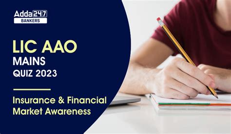 Insurance And Fm Awareness Quiz For Lic Aao Mains 2023 9th March