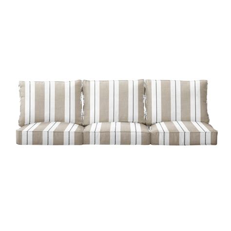 Sunbrella Rectangle Outdoor Deep Seating Sofa Cushion Set Sorra Home