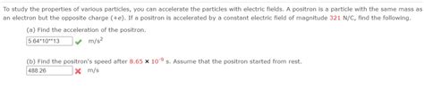 Solved To Study The Properties Of Various Particles You Can Chegg Com