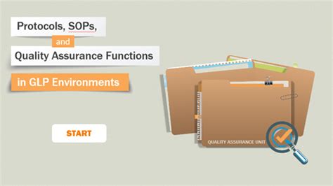 Protocols Sops And Quality Assurance Functions In Glp Environments Learngxp Accredited