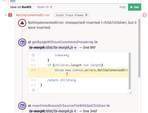 Addconstructor Throw Error When Class Have An Jsdoc At The End · Issue 778 · Dsherretts Morph