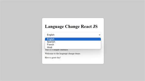 Building A Simple Multi Language App With React Js Youtube