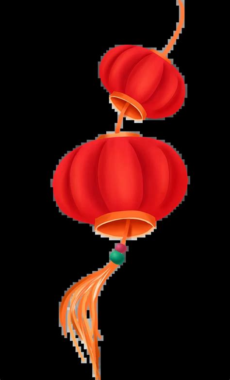 灯笼免扣素材 花瓣网