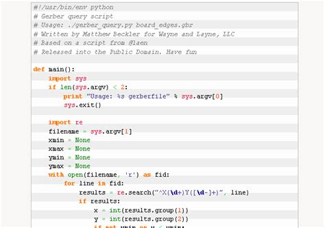 Script To Query Gerber File Outer Dimensions Dangerous Prototypes