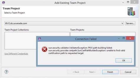 Suncertpathbuilderexception Unable To Find Valid Certification Path To Requested Target