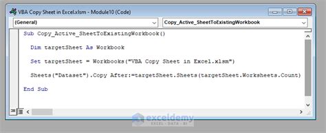 How To Copy Sheet With Vba In Excel 13 Quick Methods