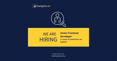 Thelightbulb Ai On Linkedin Careers Thelightbulb Ai