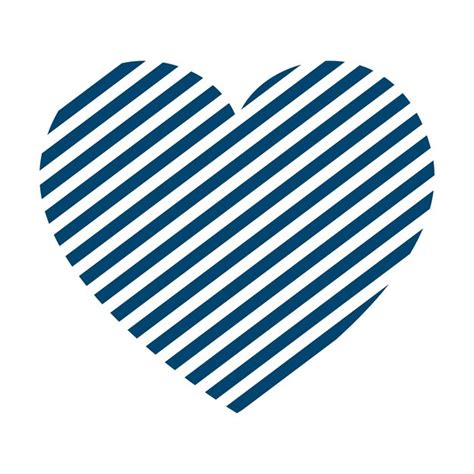 Premium Vector Vector Heart With Diagonal Stripes Pattern