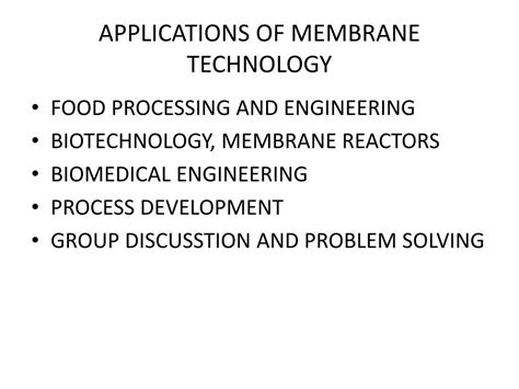 Ppt Membrane Technology Powerpoint Presentation Free Download Id