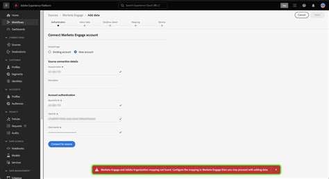 Create A Marketo Engage Source Connection And Dataflow In The Ui