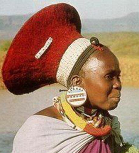 Beautiful Extra Fine Traditional Zulu Hat Ischolo South Africa Amazigh Ethnic Jewelry