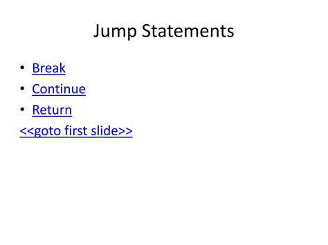 Control Flow Statements In Java Pptx Programming Languages Computing