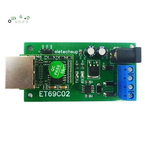 Et69c02 Ethernet Network Ip Rj45 To Rs485 Bus Converter For Modbus Rtu Master Slave Client