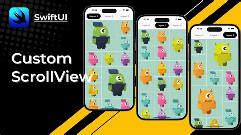 SwiftUI Custom ScrollView Layout YouTube