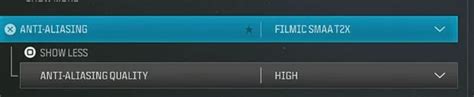 why this anti aliasing setting is completely gone r modernwarfareiii