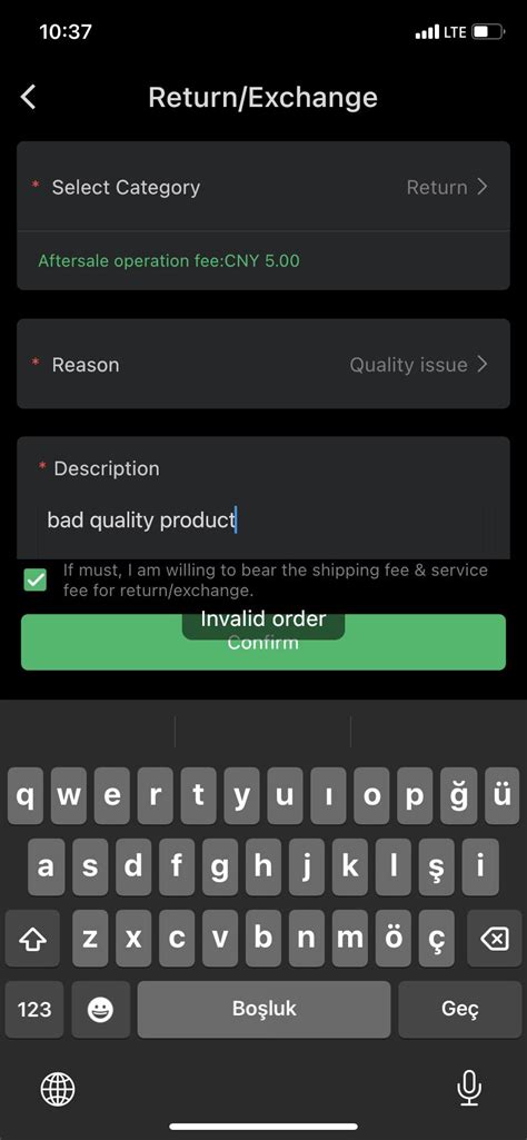 I Cant Return The Pandabuy Product Please Help When I Try To Go To