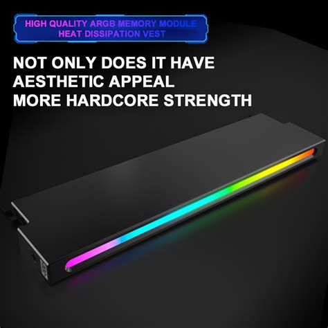 Desktop Computer Ram Heatsink 5v 3pin Argb Sync Ddr3 Ddr4 Ddr5 Memory