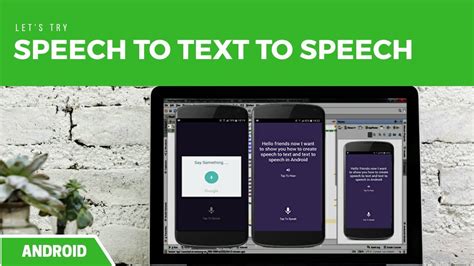 android how to create program speech to text youtube