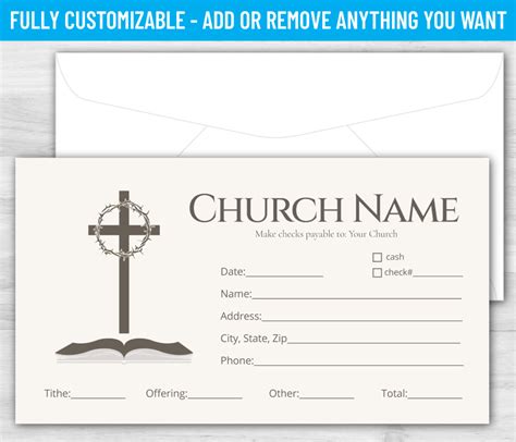 Custom Tithe Envelopes At Natalie Axon Blog
