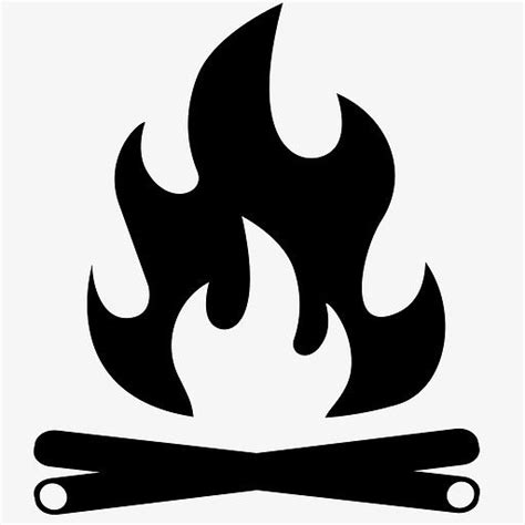 营火野营柴火火焰高温图标高清素材 png 设计图片 免费下载 页面网页 平面电商 创意素材 png素材