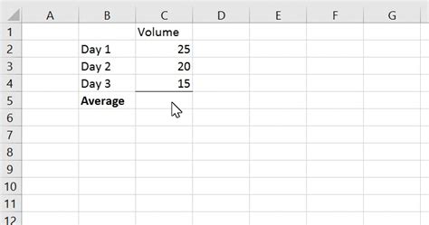 AVERAGE Function Excel Practice Online