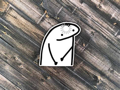Brain Processing Sticker Meme Sticker Funny Sticker Brain Sticker