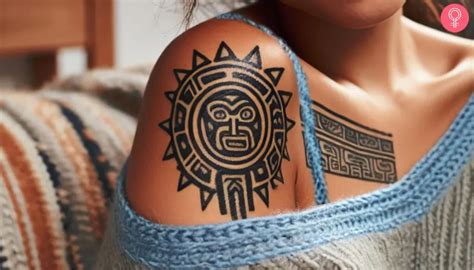 Mayan Sun Tattoo