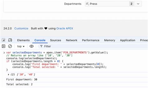 Oracle Apex Dynamic Action Submit Page Example • Vinishdev