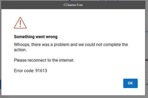My Ccleaner App In Windows Cannot Connect Internet Ccleaner For Windows Ccleaner