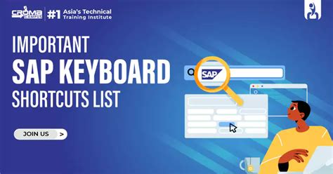important sap keyboard shortcuts list