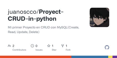 Github Juanosccoproyect Crud In Python Mi Primer Proyecto En Crud Con Mysqlcreate Read