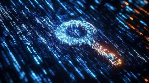 Digital Glowing Wrench In Binary Code Wrench Symbol Generated By Ai