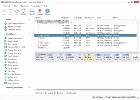Master Your Disk Space With Ease Introducing Niubi Partition Editor Free Edition Gear Up Windows