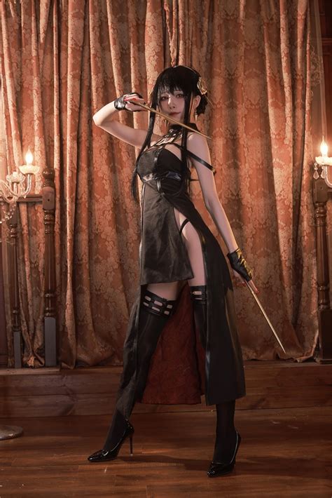 Ero Cosplay Yor Forger Set Aqua 水淼 Yor Forger 15 Porn Pic Eporner