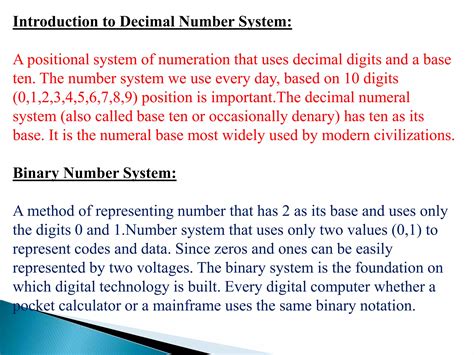 Binary Number System Pptx