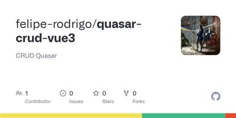 GitHub Felipe Rodrigo Quasar Crud Vue3 CRUD Quasar