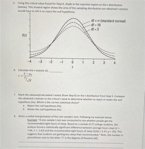 solved 5 using the critical value found for step 4 shade
